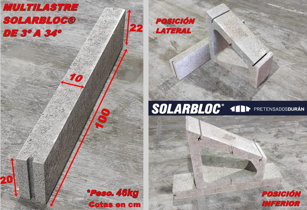 Lastre Solarbloc 10º A 18º - Solarbloc